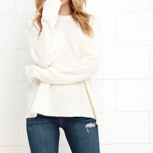 Lulus | Sweaters | Lulus Ivory Sweater | Poshmark